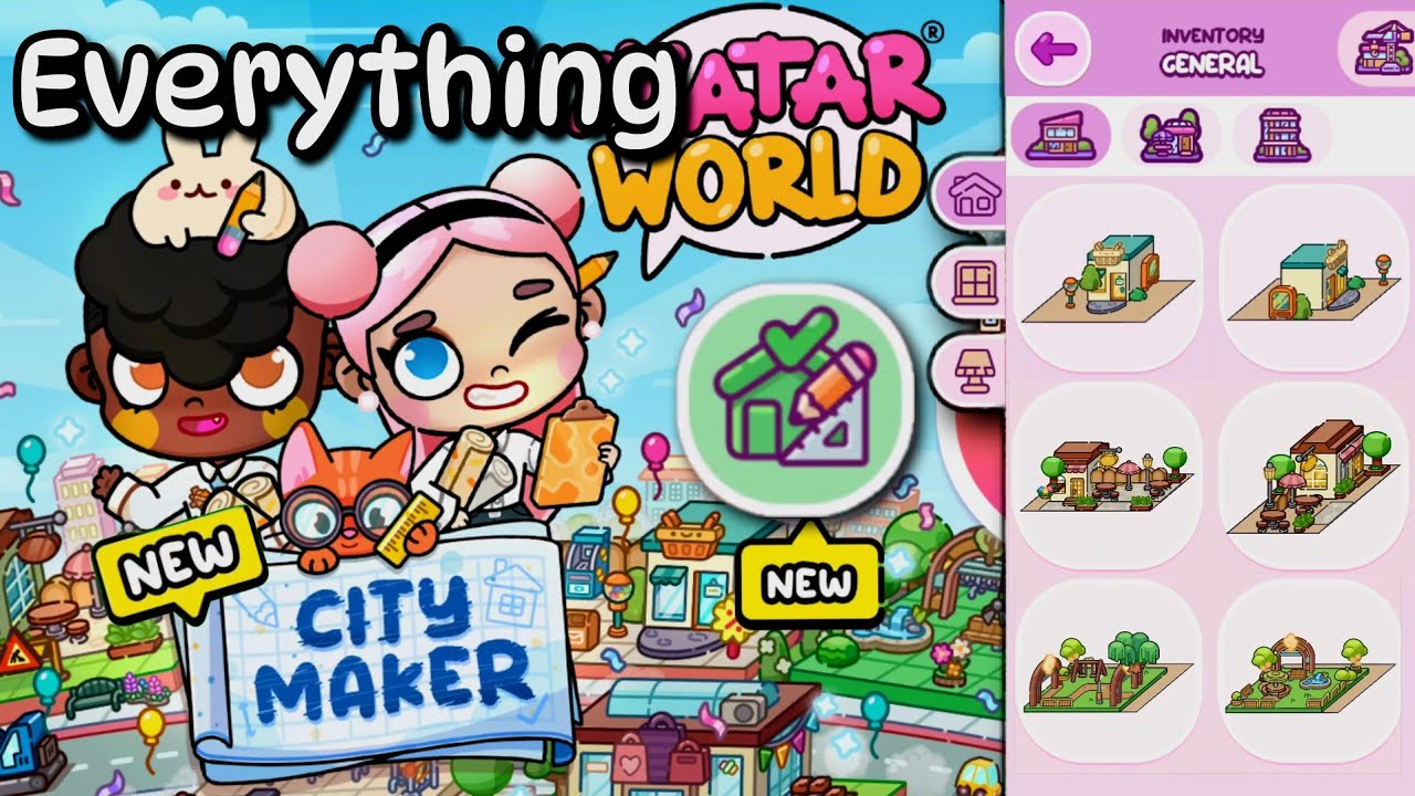 EVERYTHING about the NEW CITY MAKER in AVATAR WORLD + FREE PARK! - YouTube