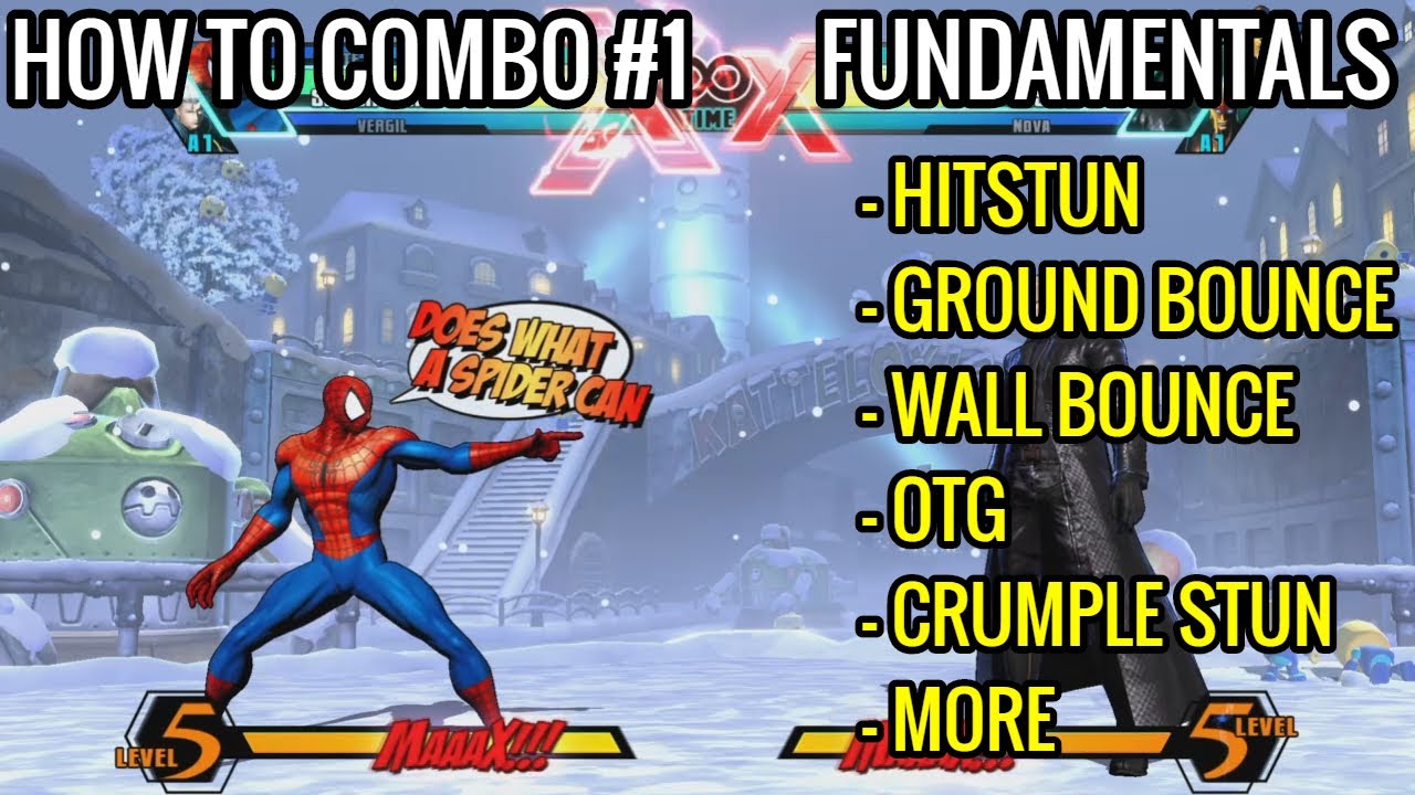 UMVC3 - HOW TO COMBO #1 - FUNDAMENTALS! - YouTube