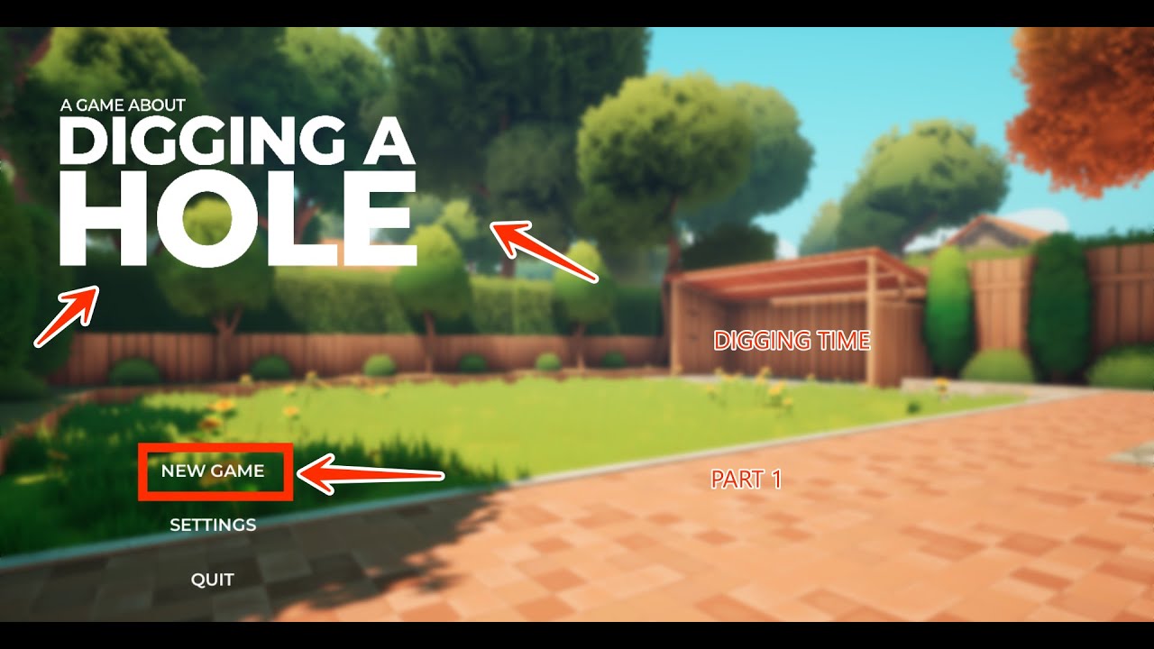 A game about digging. - YouTube