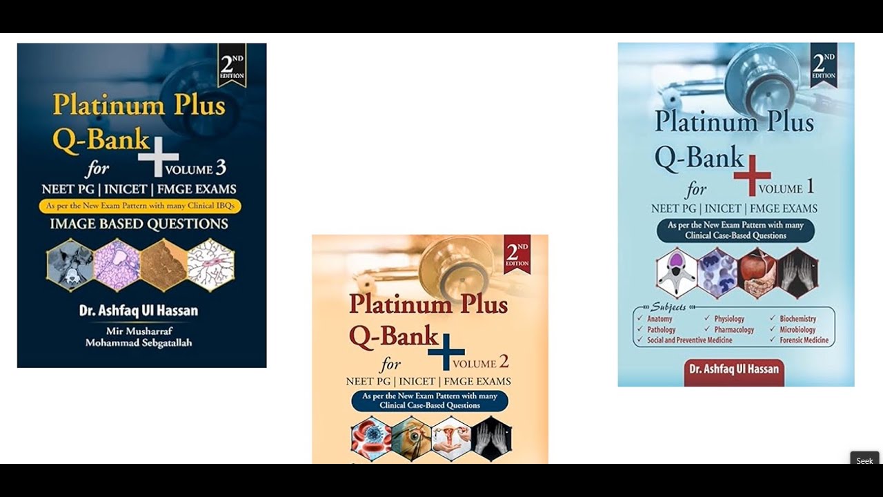 NEET PG 2025 Books . Neet Pg Books for NEET pg and FMGE Students - YouTube