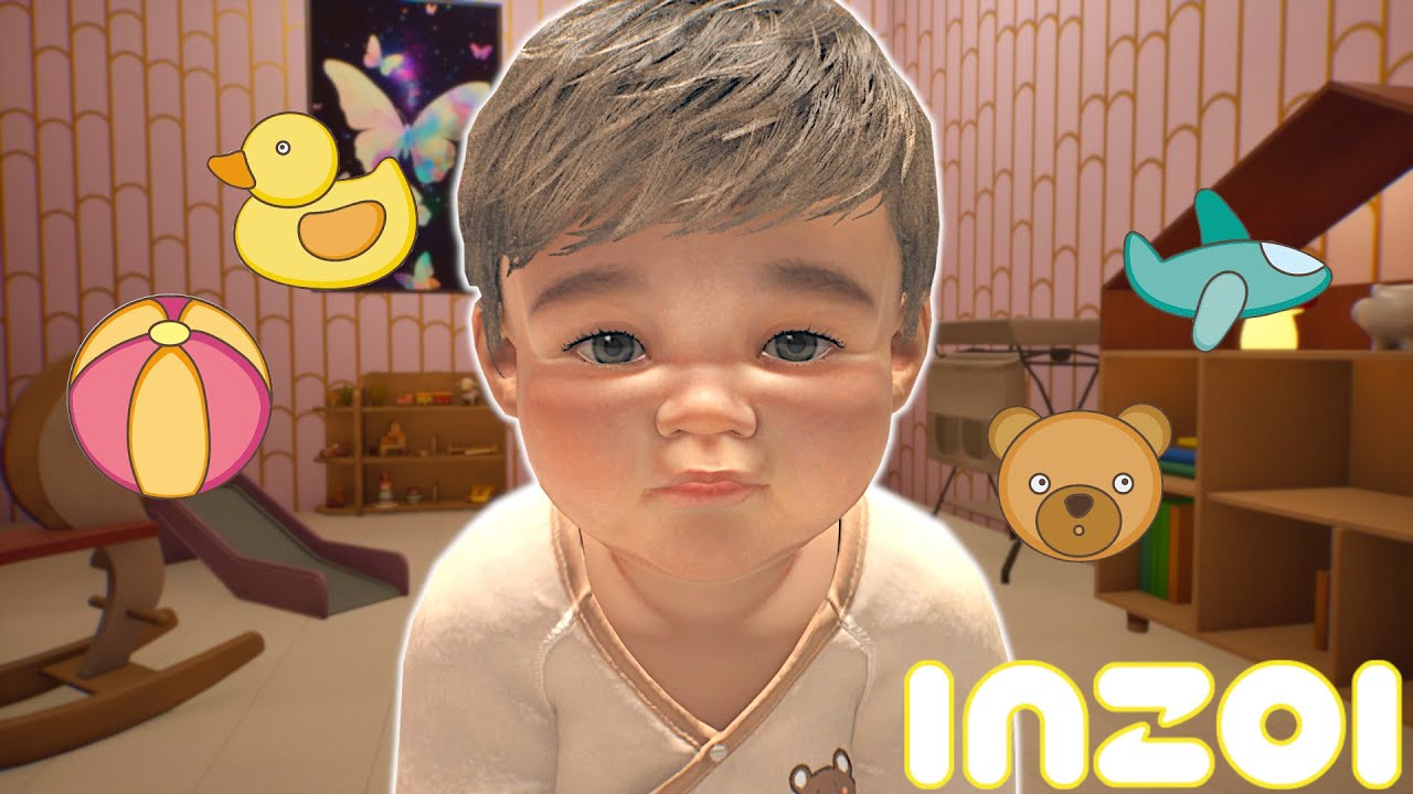 Looking after a baby in InZoi! // InZoi playthrough - YouTube
