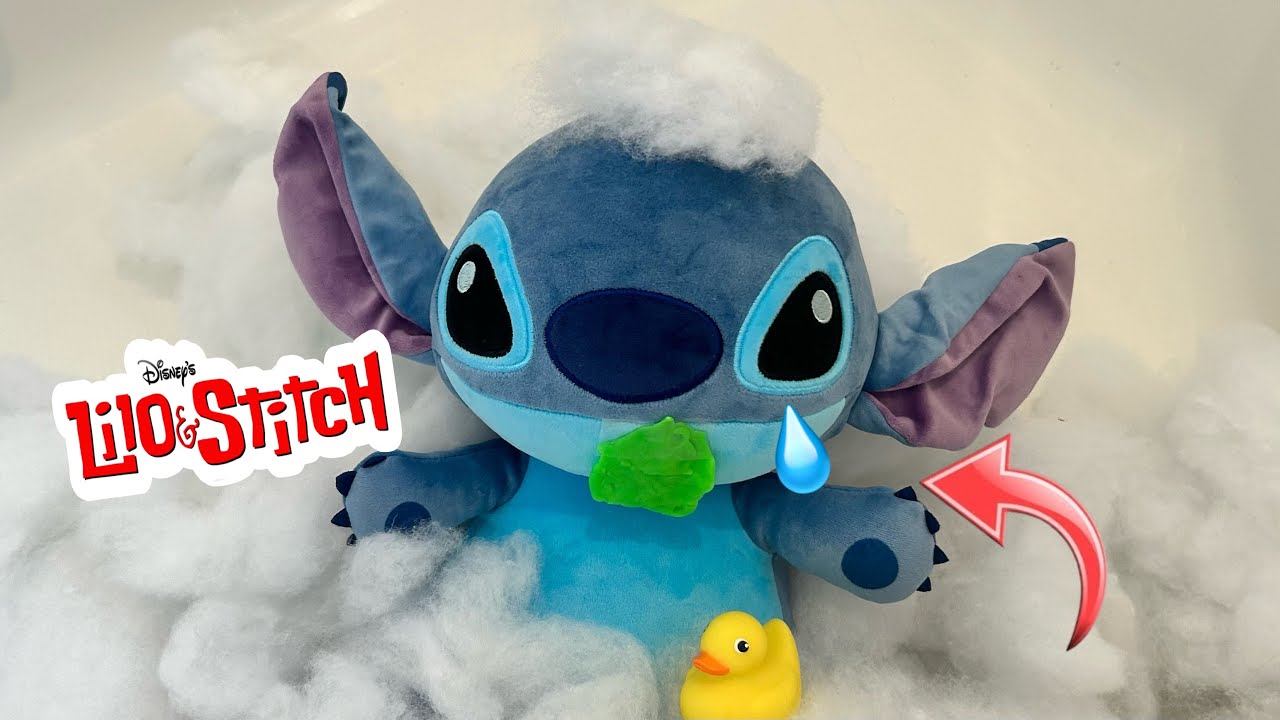 Lilo and Stitch movie doll gets sick in the Bath! 🤢 - YouTube