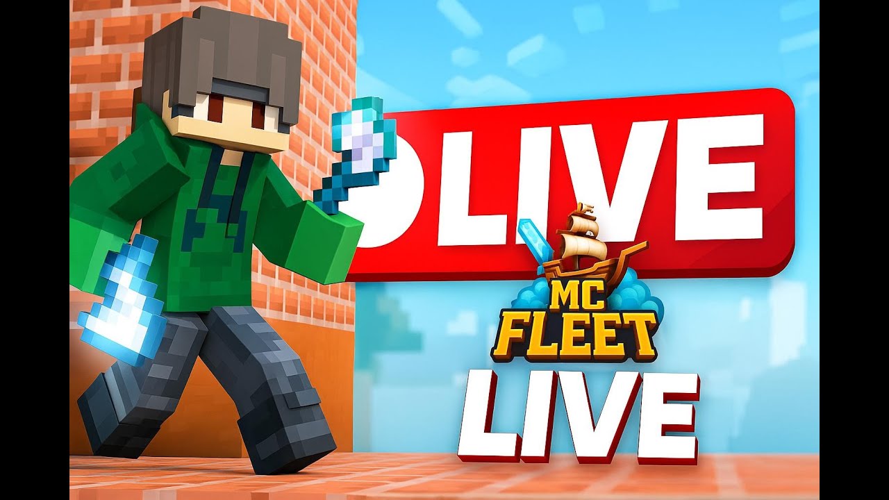 PLAYING BEDWARS IN MCFLEET @GAMERFLEET - YouTube