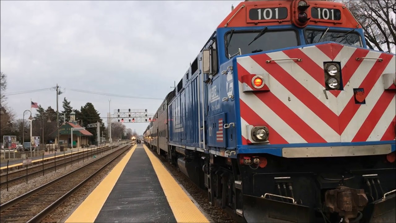 Metra Railfanning at Elgin IL, River Grove IL, and Antioch IL 4/2/18 ...