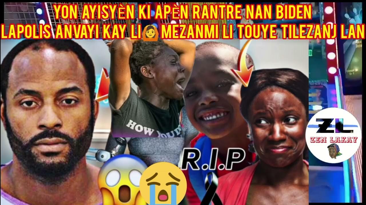 Yon ayisyèn Ki apèn rantre nan Biden lapolis anvayi Kay li🙆 mezanmi li touye tilèzanj lan - YouTube