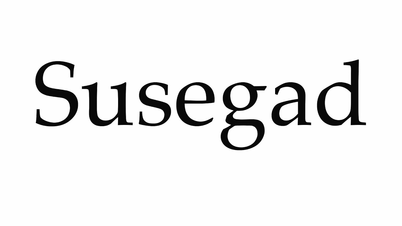 How to Pronounce Susegad - YouTube