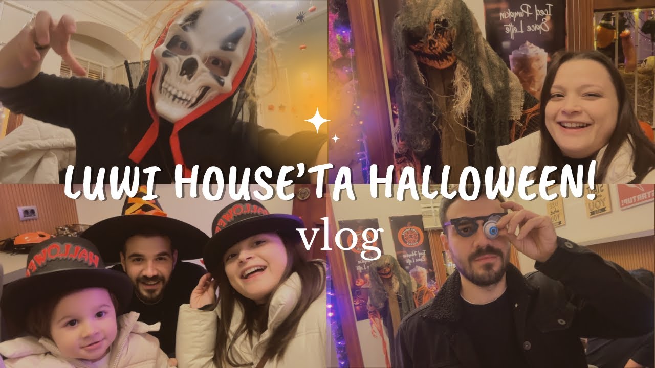VLOG | Yeni Mekan Keşfi: Halloween Konseptli Luwi House Cafe 🎃 Kadıköy ...