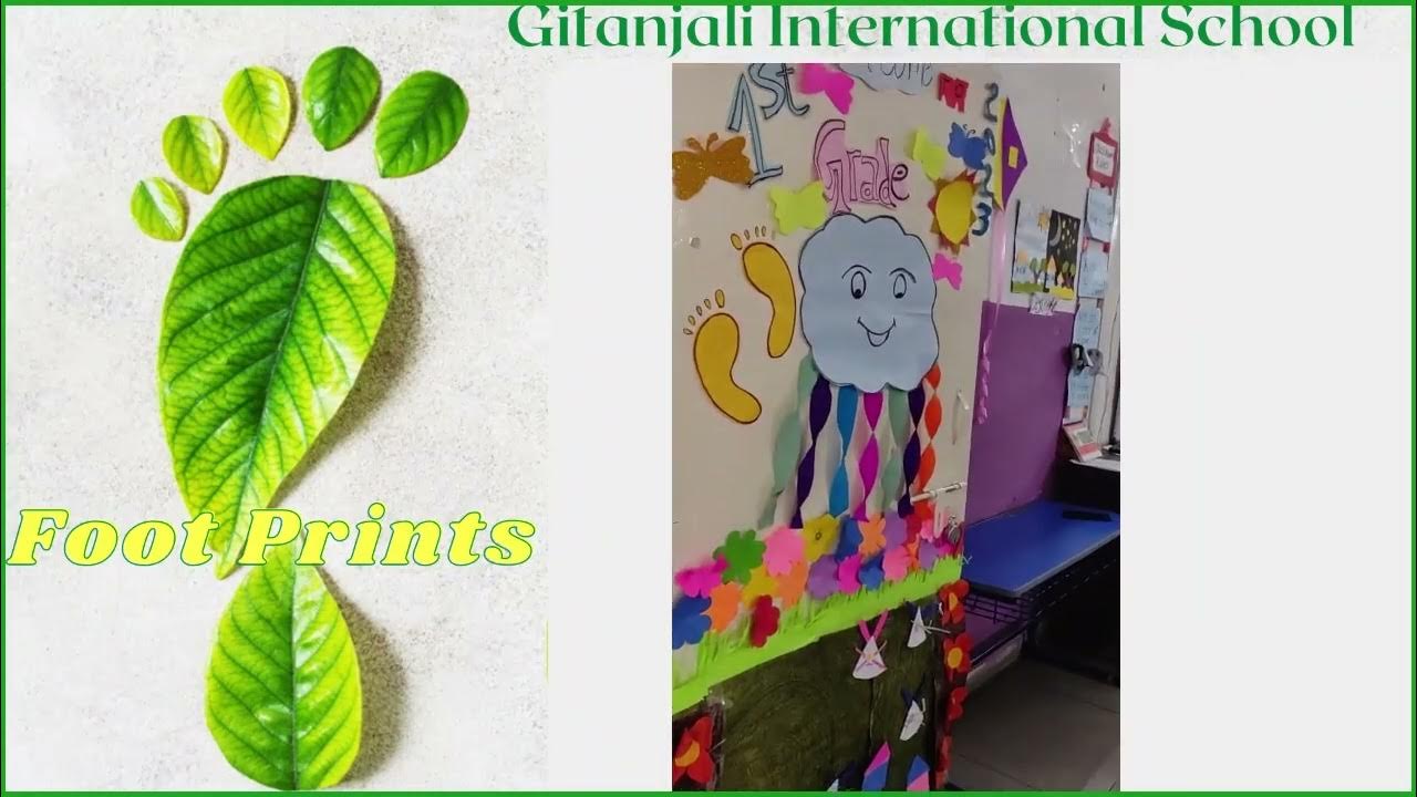 FOOTPRINTS - a visit to the learning stations where students show their ...