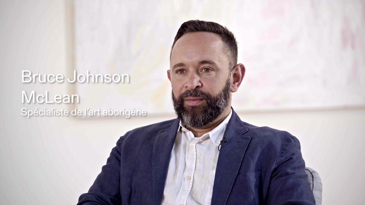 Rencontre avec Bruce Johnson McLean, contributeur du catalogue « Sally Gabori » - YouTube