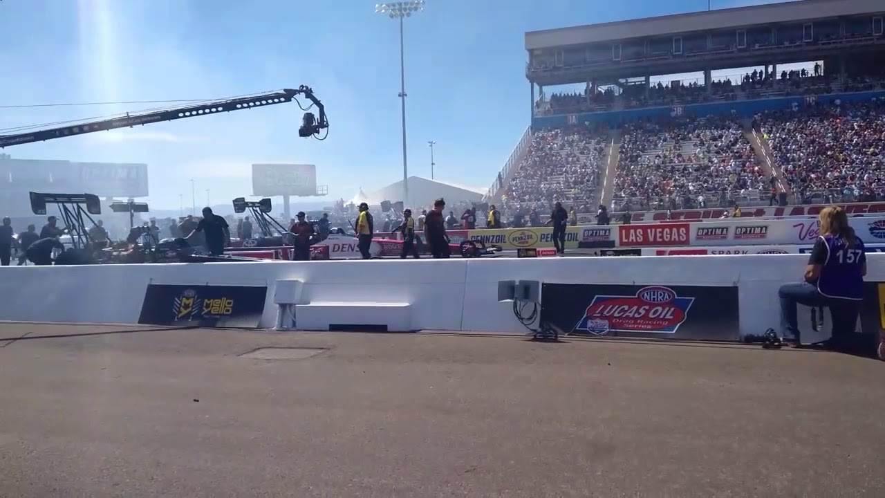2019 NHRA Vegas DENSO 4-Wide: Top Fuel Dragsters (Spring) at LVMS 📍🏁 ...