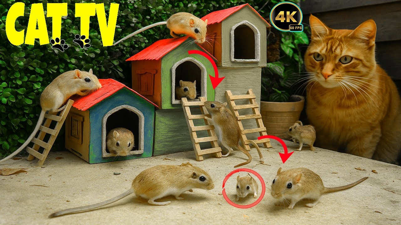 Cat Games Mice | Cat Owners Guide to Keeping Your Pet Happy with Cat TV ...