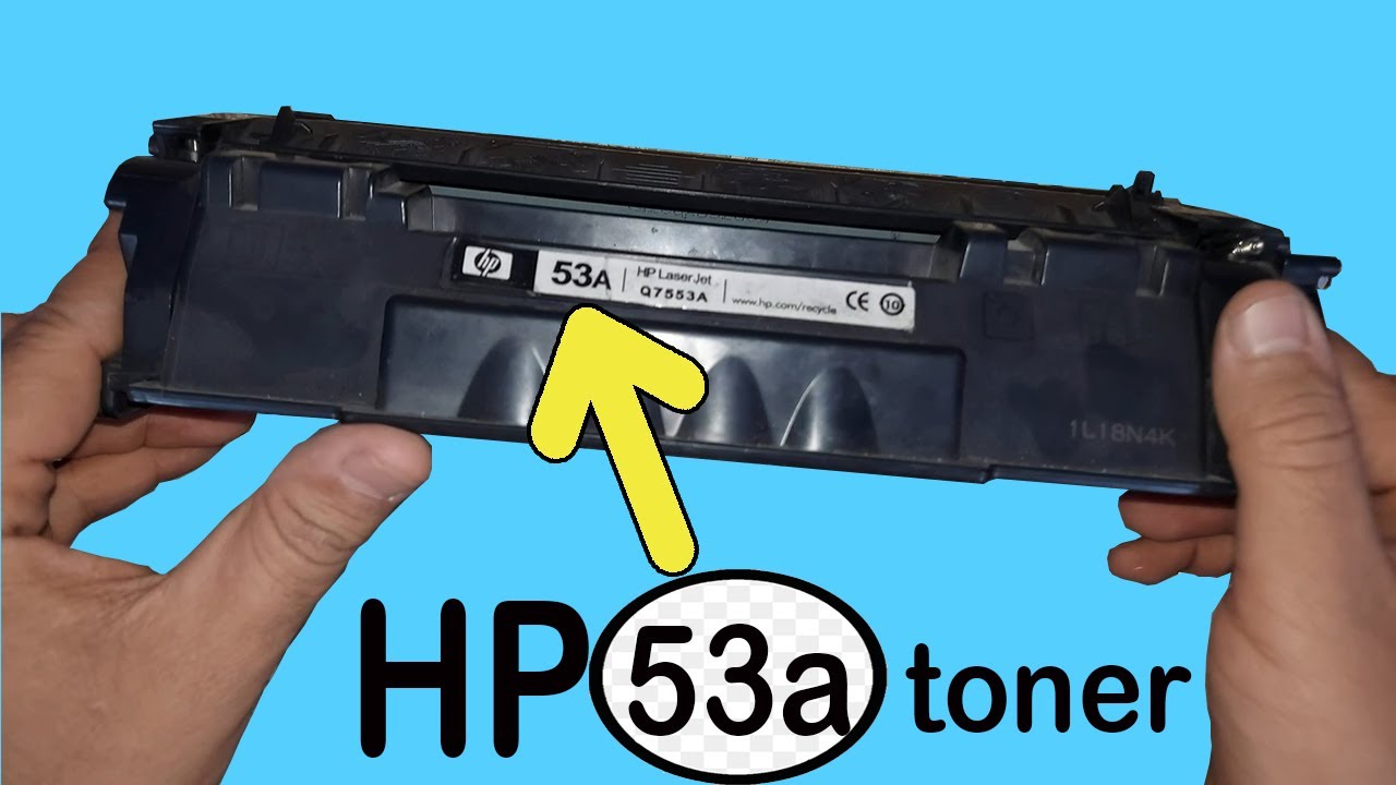 hp 53a toner cartridge refill at home easy - YouTube