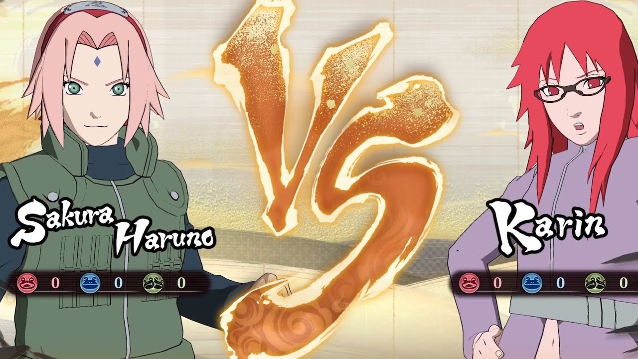 Sakura vs Karin - Naruto Storm Connections - YouTube