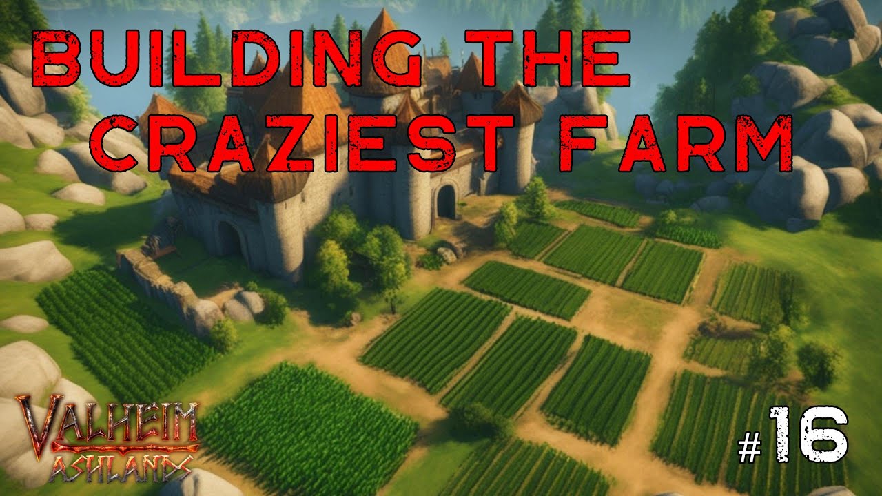 Building the Craziest Farm | Valheim: Ashlands | Co-op Survival (Part16 ...