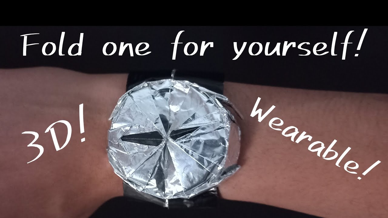 Time in fold: An Origami Wristwatch Tutorial! - YouTube