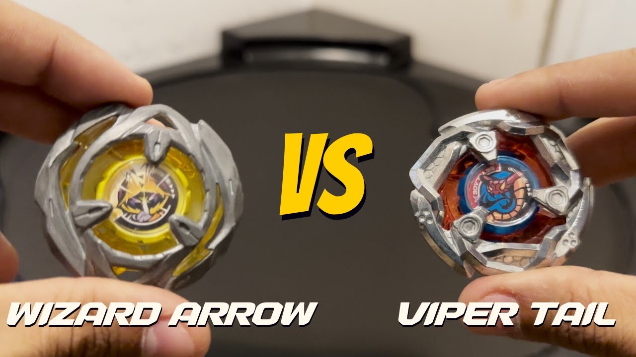 Beyblade X - Wizard Arrow VS Viper Tail In Life Size Stadium! - YouTube
