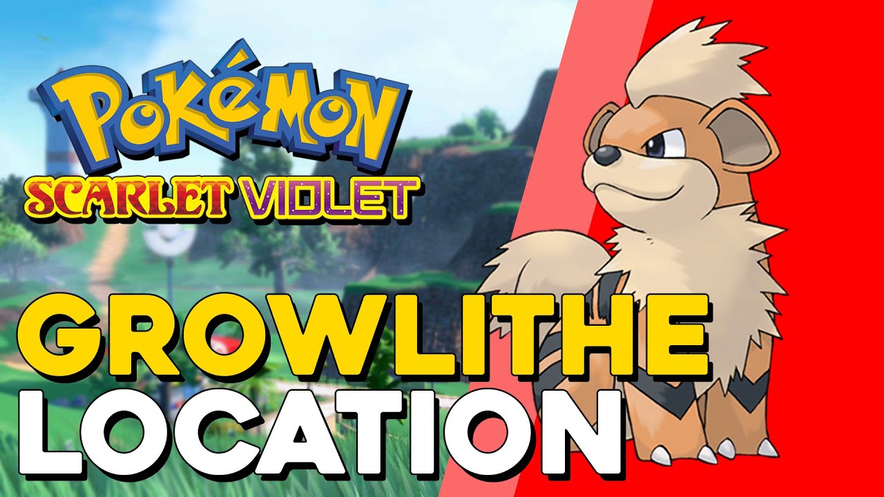 Pokemon Scarlet & Violet Growlithe Location - YouTube