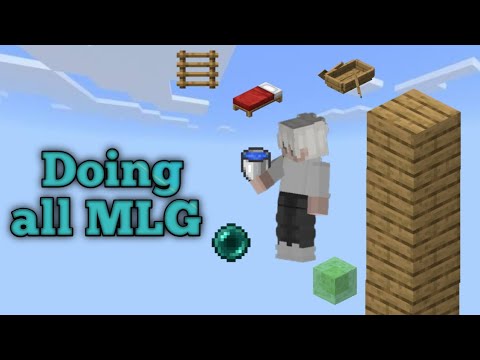 Doing all MLG in Minecraft #minecraft - YouTube