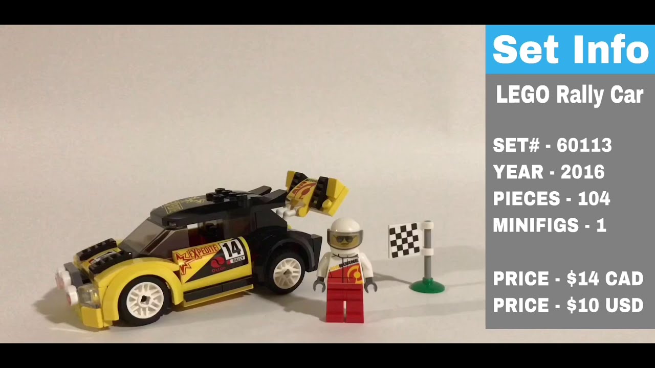 LEGO City Rally Car review! 60113 - YouTube