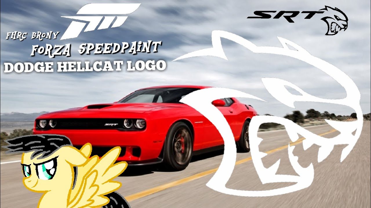 Forza Speedpaint: Dodge Hellcat Logo - YouTube
