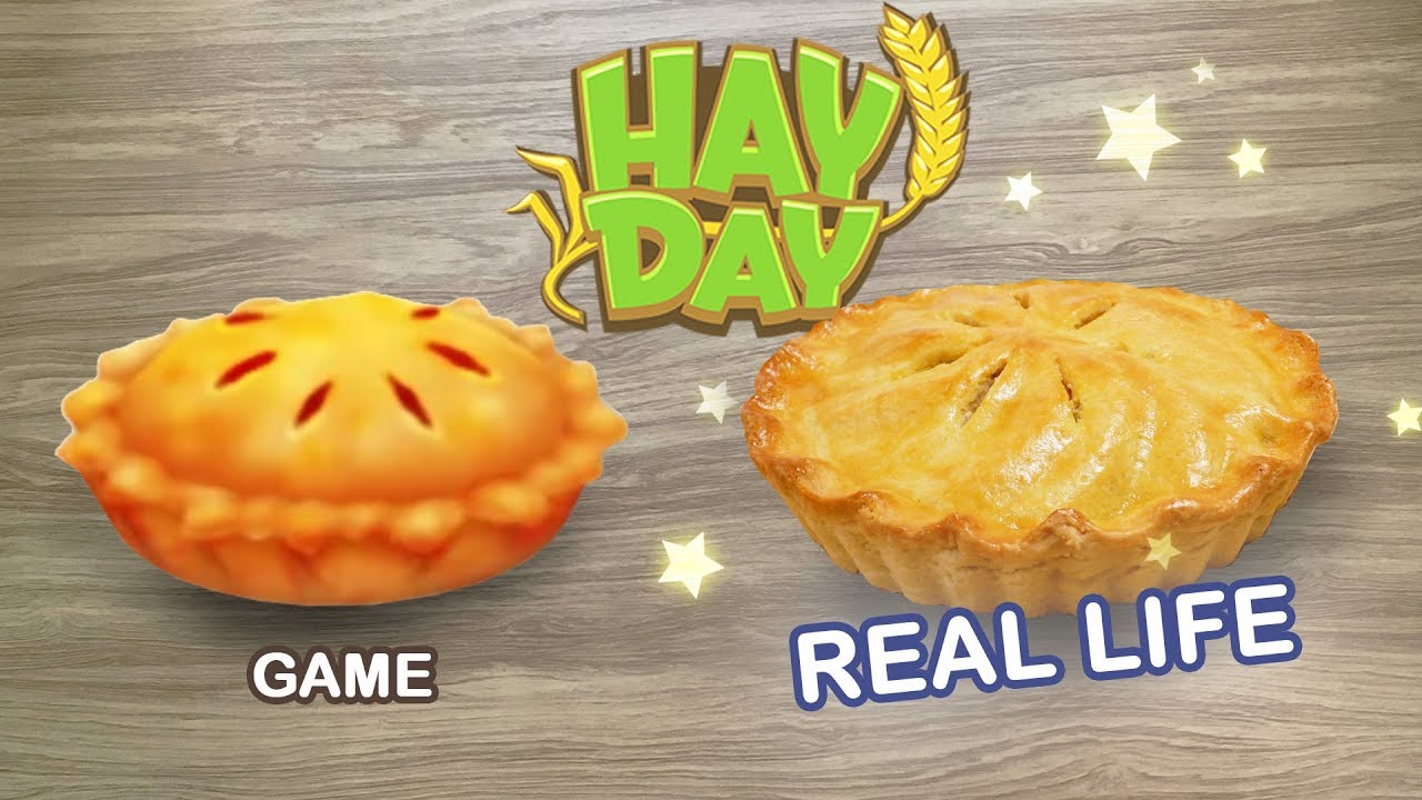Hay Day - How to make Apple Pie from Hay Day in REAL LIFE - YouTube