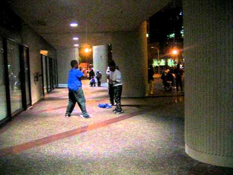 bus stop fight - YouTube