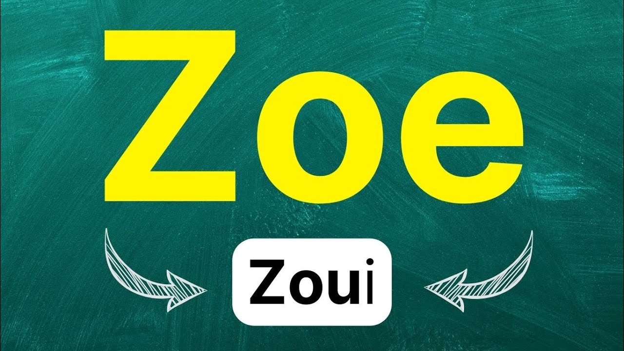 Cómo pronunciar: Zoe 'Zoe' (Nombre propio) en inglés Americano con ...