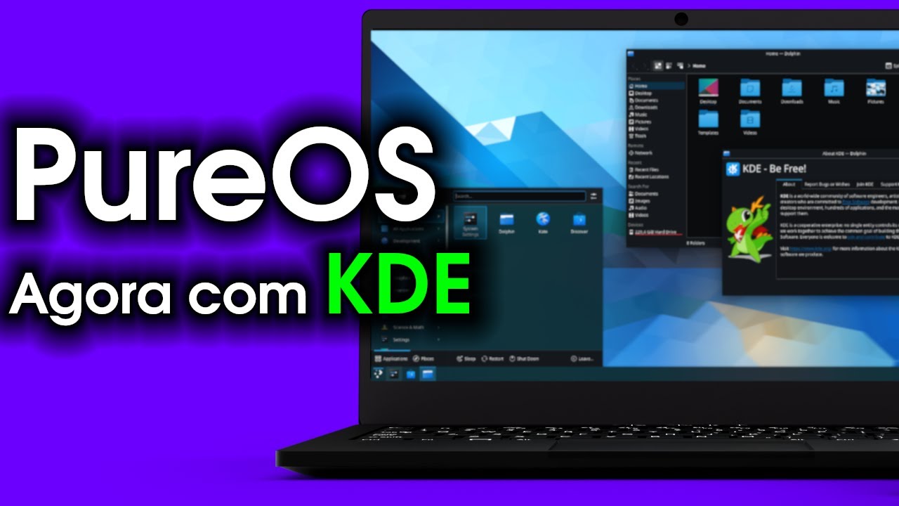 PureOS - Um KDE Plasma LEVÍSSIMO! - YouTube
