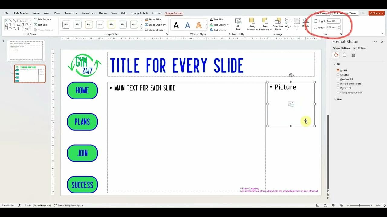 Consistency in Microsoft PowerPoint - 3 - Adding Placeholders - YouTube