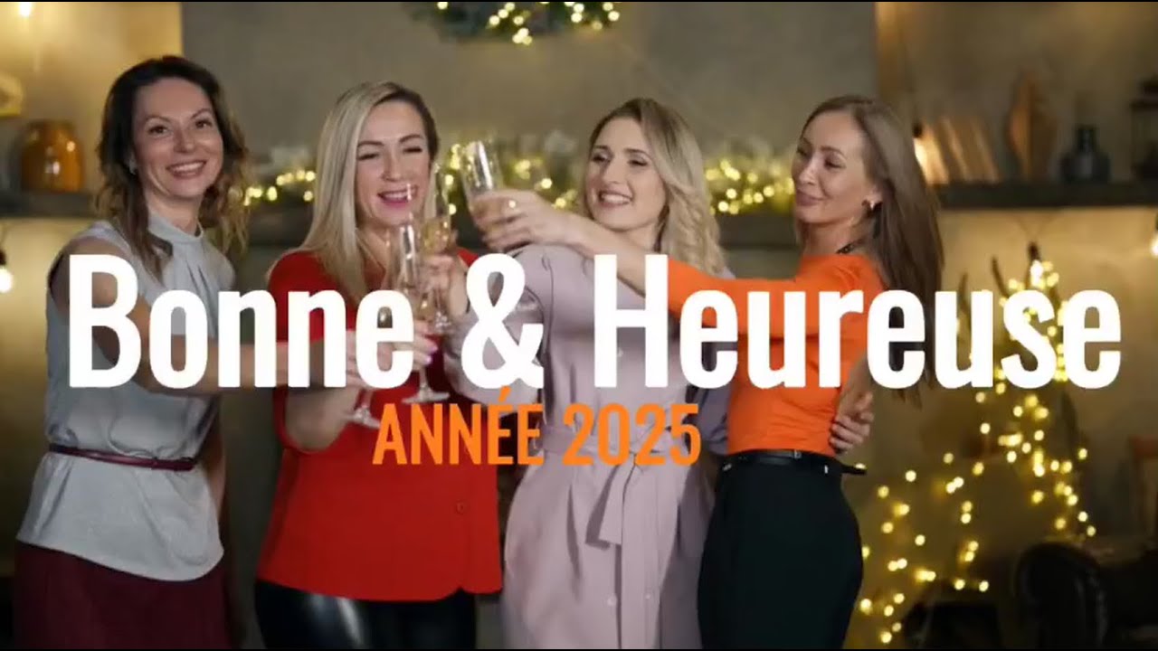 Carte Festive |BONNE ET HEUREUSE ANNÉE 🎉🎶🥳 invitation gratuite pour le ...