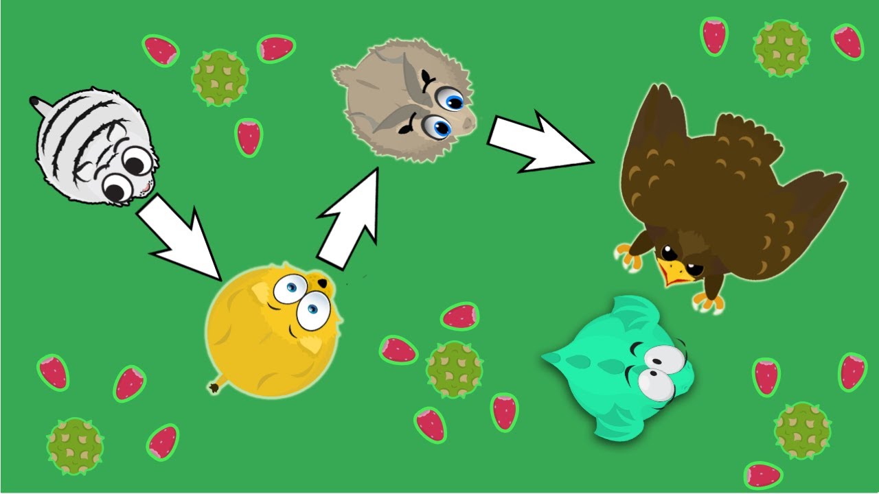 Mope.io - GETTING 4 RARE ANIMALS IN ROW!! Zebra Eats T-rex in Mope.io ...