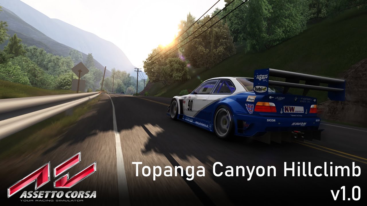 Topanga Canyon Hillclimb v1.0 - BMW E36 Judd V8 - YouTube