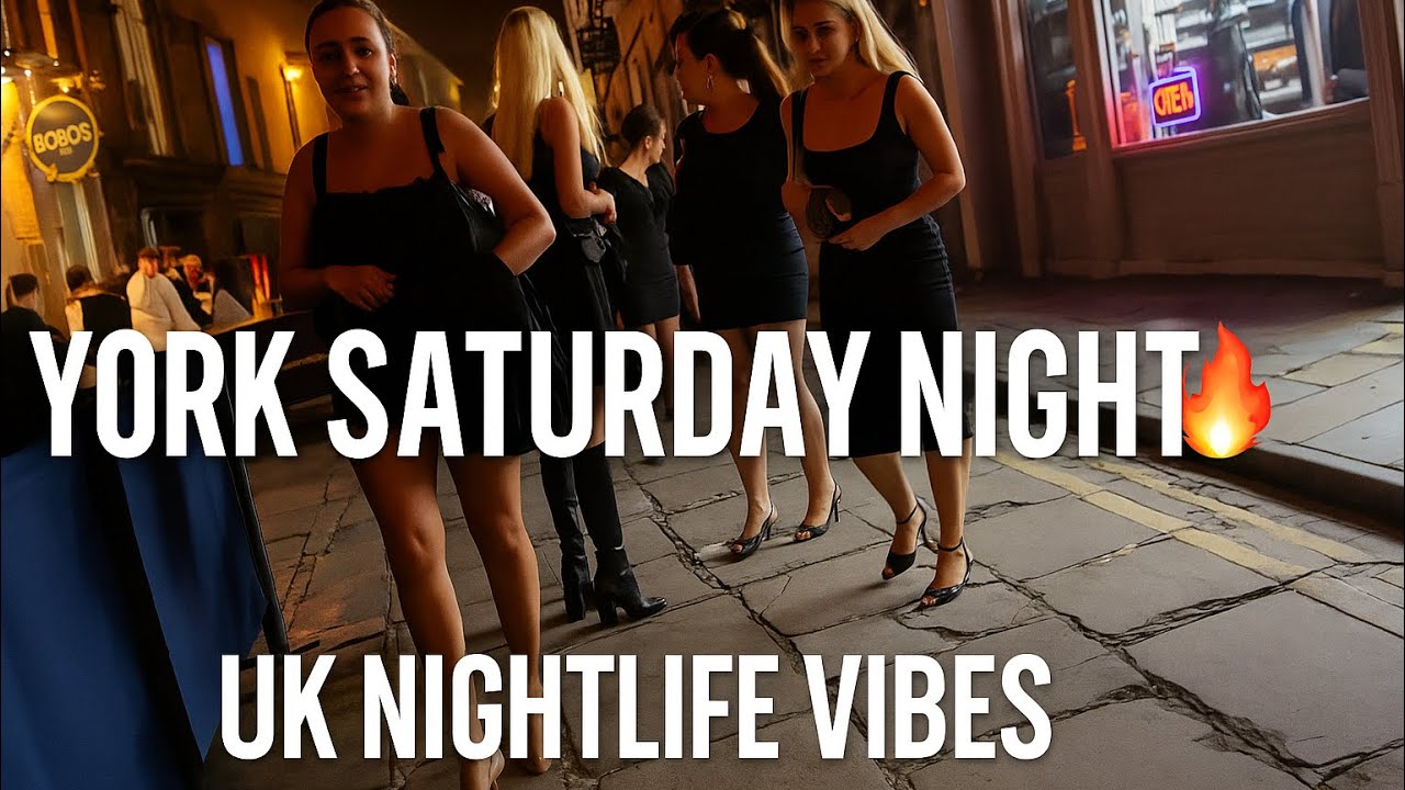 Saturday Night in York | UK Nightlife & City Vibes🇬🇧 - YouTube