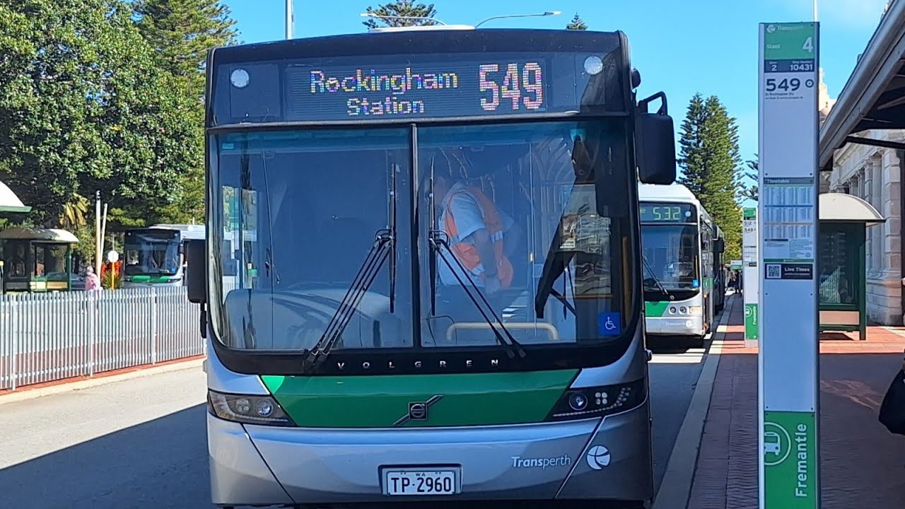[Ex-920 Down South] Transperth Bus Route No. 549 (TP2960) Fremantle ...