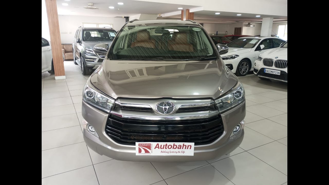 Toyota Innova Crysta 2.8 ZX AT 7 STR Avanth garde Beige 2019 - YouTube