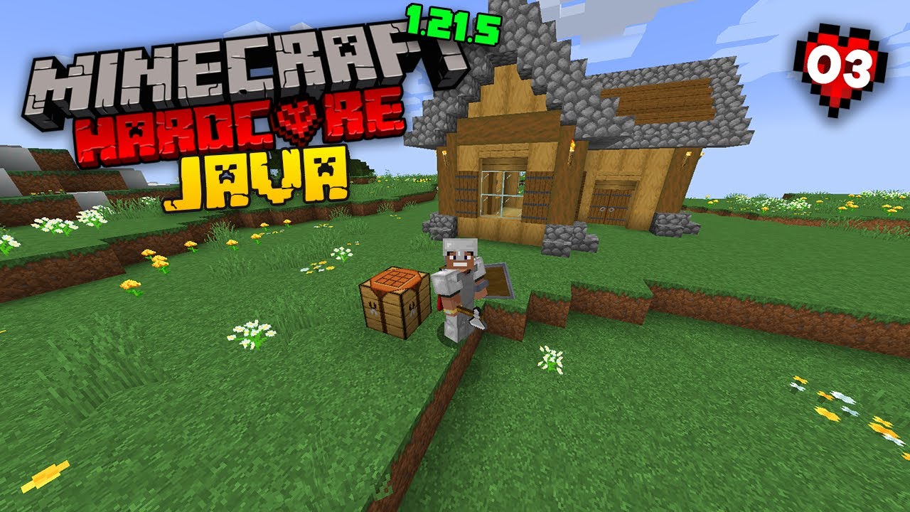 COMMENT CONSTRUIRE UNE BELLE MAISON EN BOIS en HARDCORE sur MINECRAFT ...