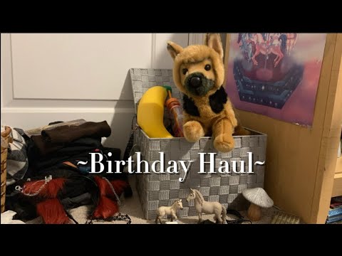 Birthday Haul! (Delayed) - YouTube