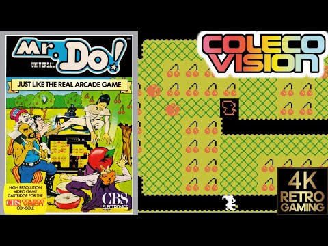 Mr. Do! Colecovision 4k Gameplay - YouTube