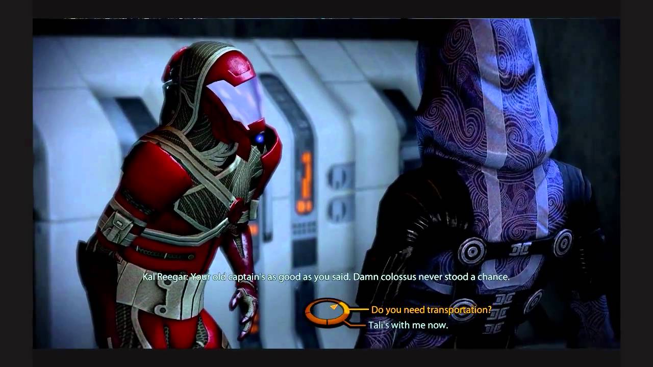 Mass Effect 2: Geth! Get down! (When Tali first met Legion...) - YouTube