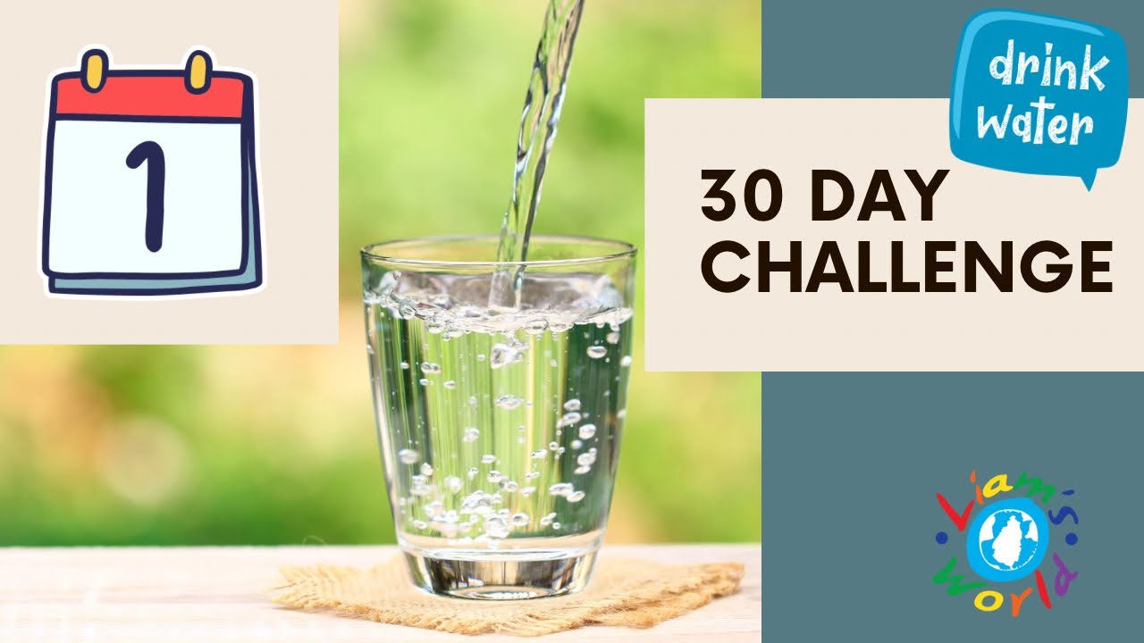 30 Day “Drink Water Challenge” ; Day 1 - YouTube