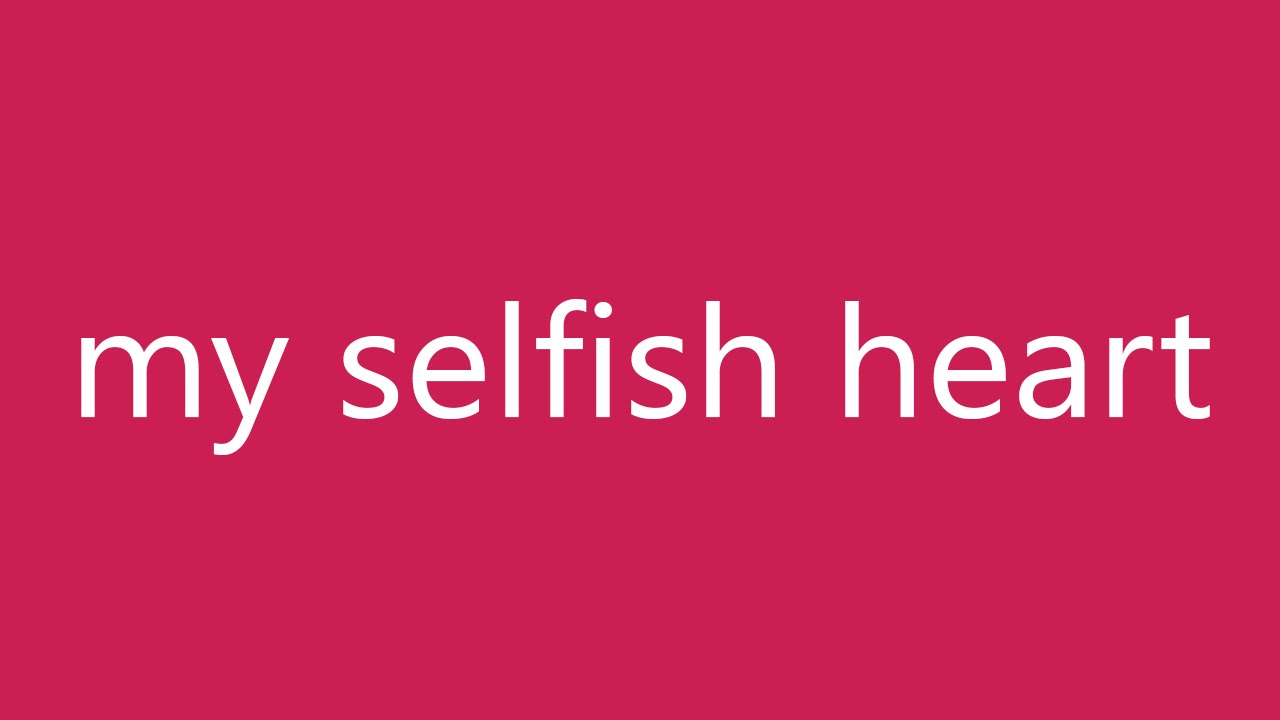 Meghan Trainor - My Selfish Heart - Lyric Video - YouTube