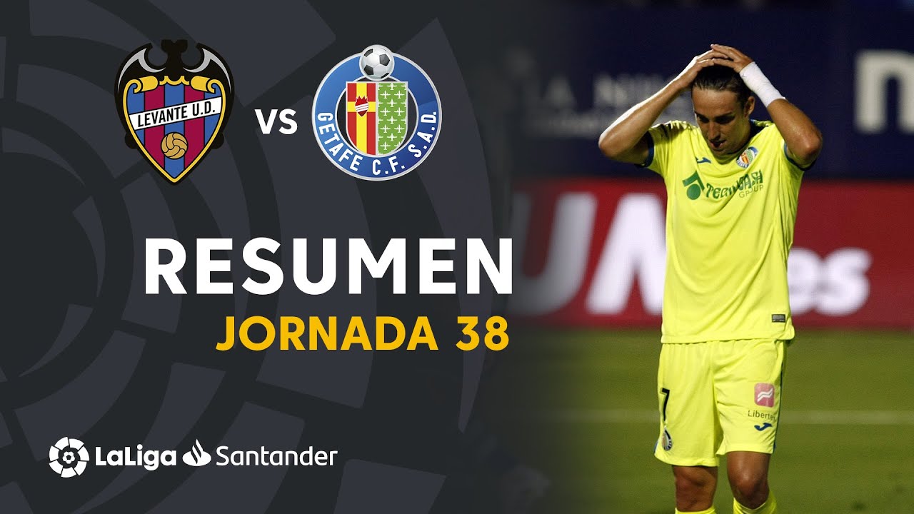 Resumen de Levante UD vs Getafe CF (1-0) - YouTube
