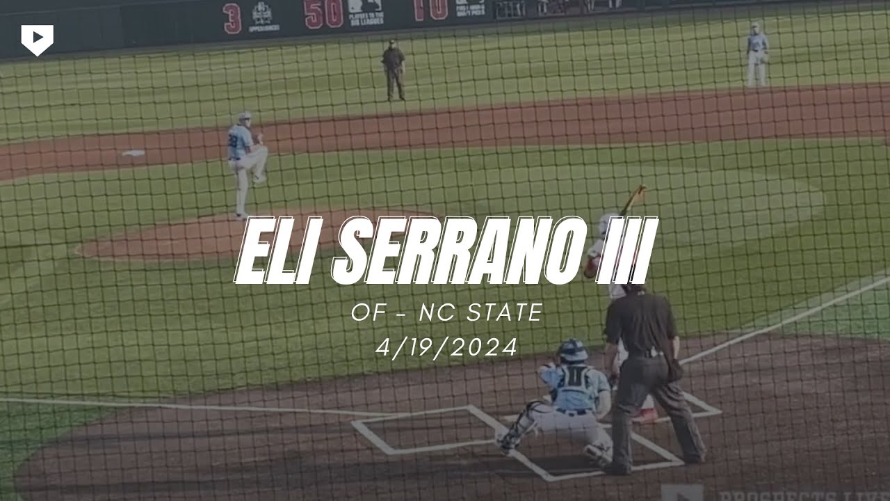 CF Eli Serrano III, North Carolina State - 04/19/2024 - YouTube