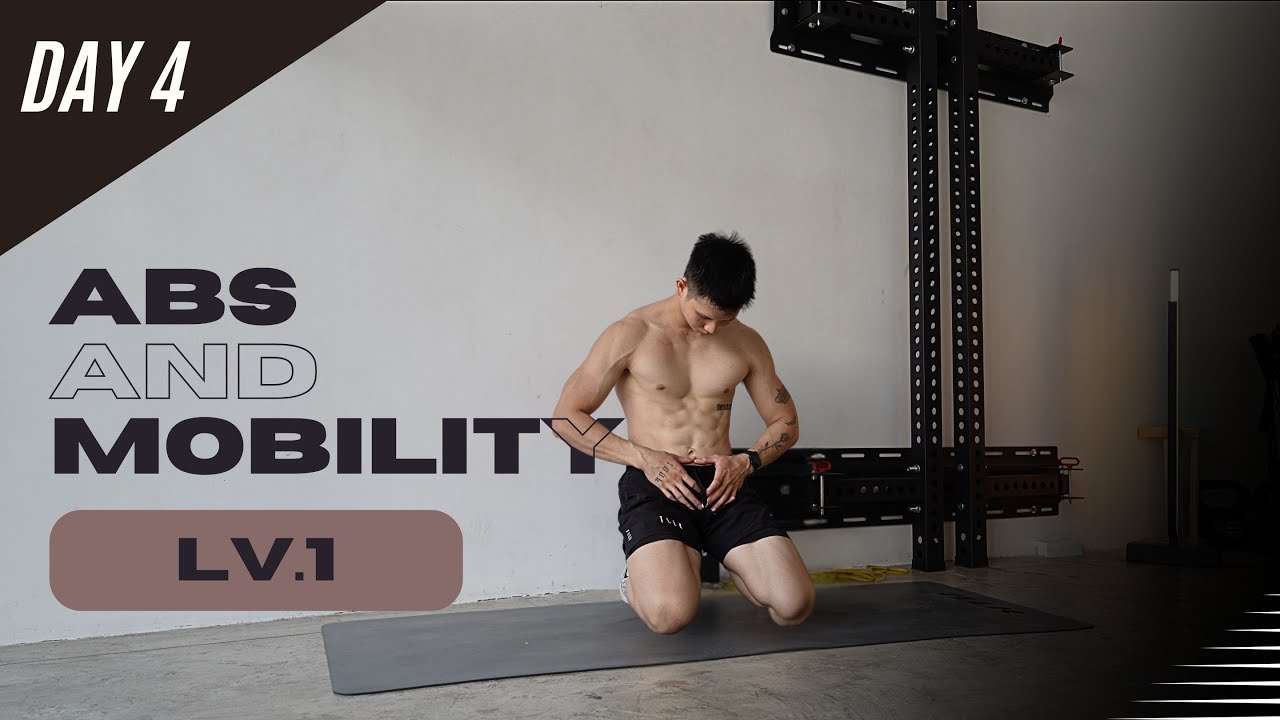 [ Day 4 ] Abs + Mobility LV.1 ( อุปกรณ์ : ยางยืดเหลือง ) - YouTube