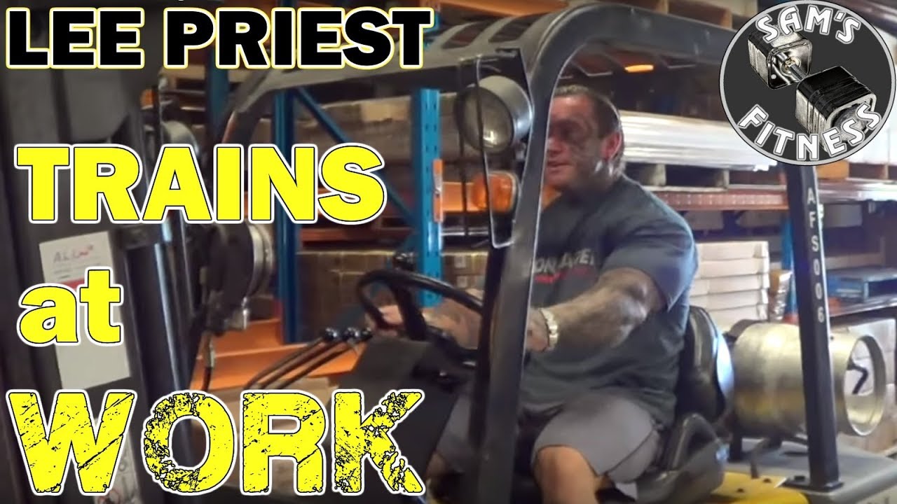 LEE PRIEST & WEIGHT TRAINING While Working Hard - YouTube
