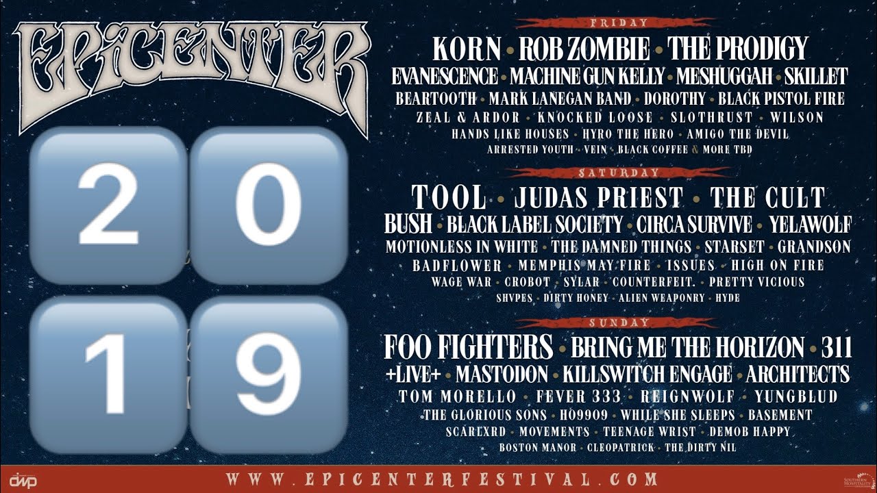 Epicenter Festival 2019 Motionless in White, Bring Me the Horizon and ...