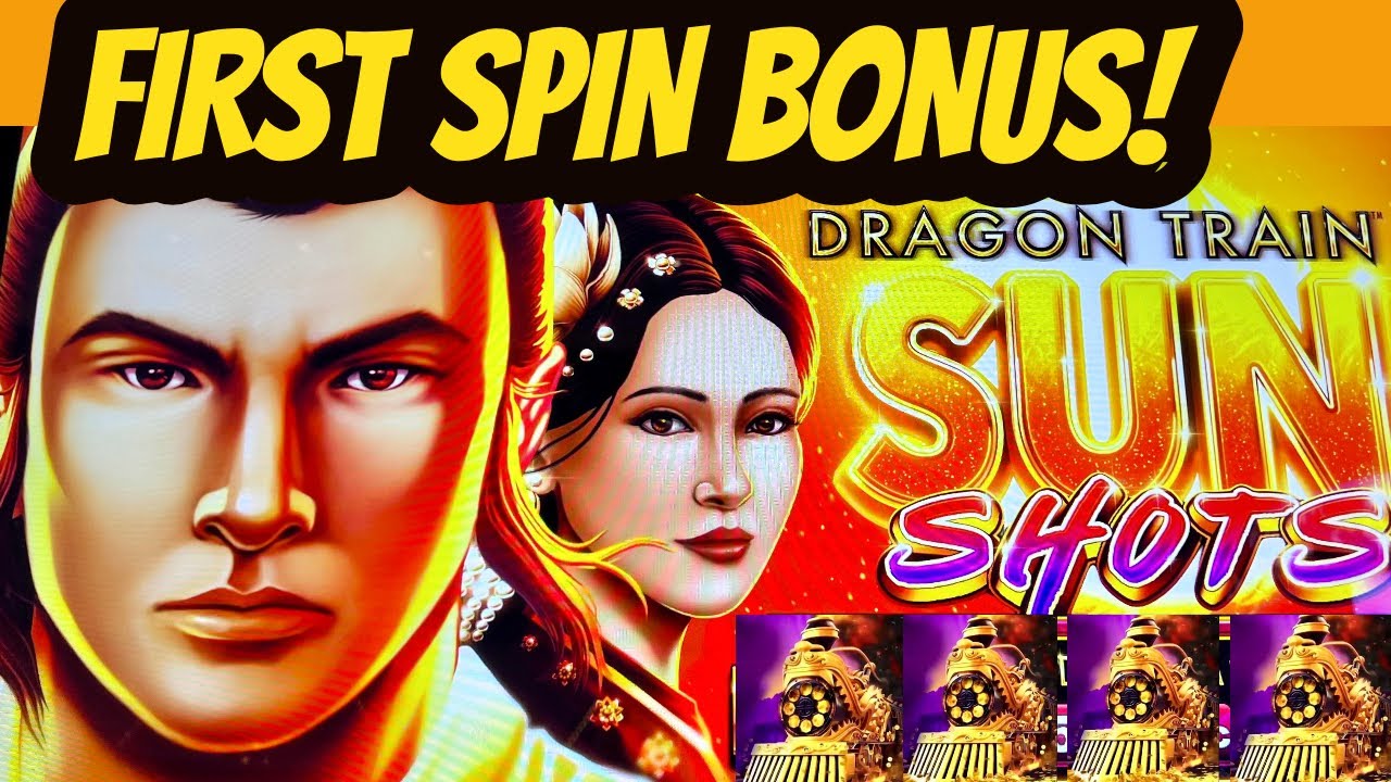 FIRST SPIN BONUS ON NEW DRAGON TRAIN! - YouTube