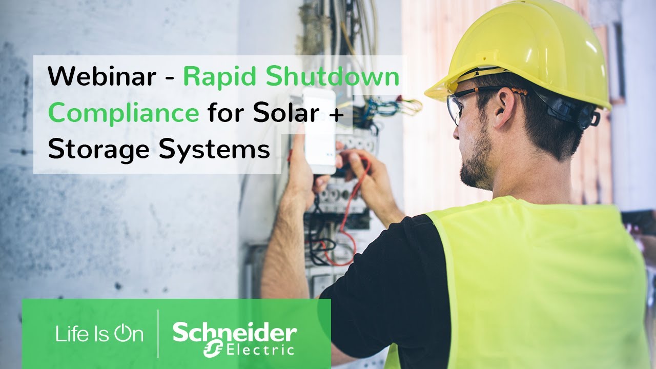Rapid Shutdown Compliance for Solar + Storage Systems - YouTube