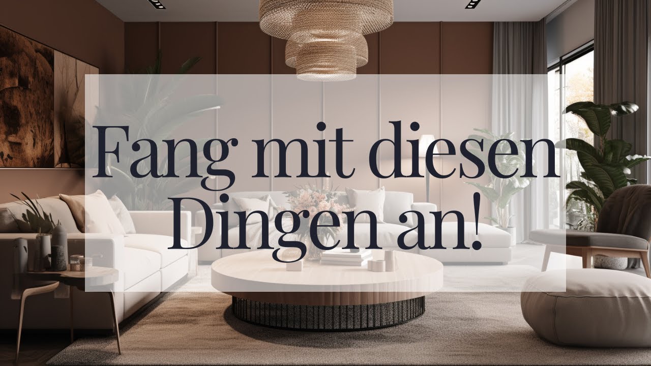 100 Dinge Minimalismus Liste