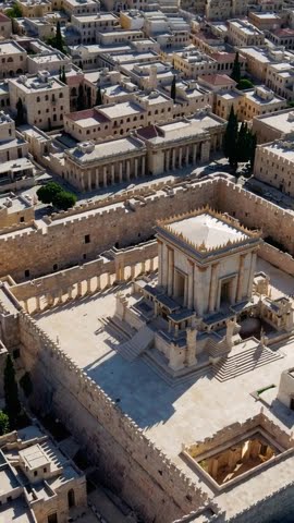 Israel's 3rd Temple in Jerusalem by AI - YouTube